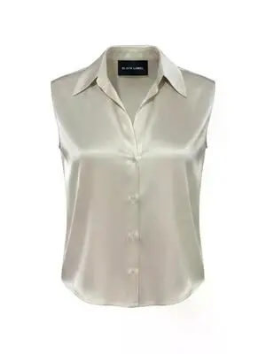 Black Label Satin Finish Blouse