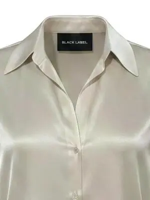 Black Label Satin Finish Blouse
