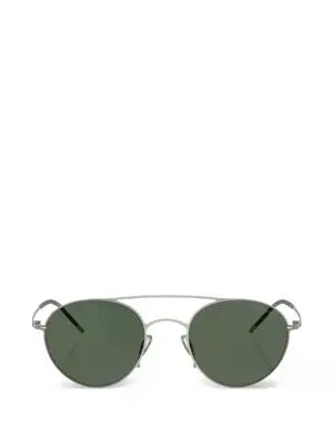 Giorgio Armani Round Frame Sunglasses - Silver