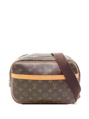 LOUIS VUITTON Monogram Reporter Pm Shoulder Bag - Brown