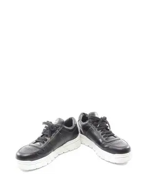 Prada Leather Perforated Logo Sneakers