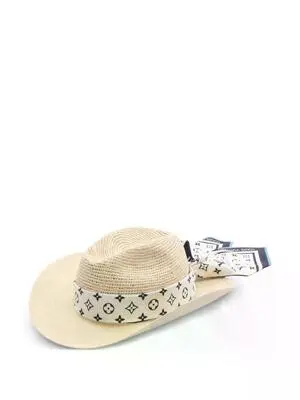 LOUIS VUITTON 2023 Monogram Scarf Hat