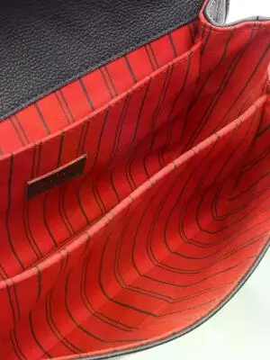 LOUIS VUITTON Pochette Metis Monogram Empreinte Tote Bag - Blue