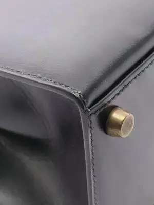 Hermès 1992 Mini Kelly Two-way Handbag - Black