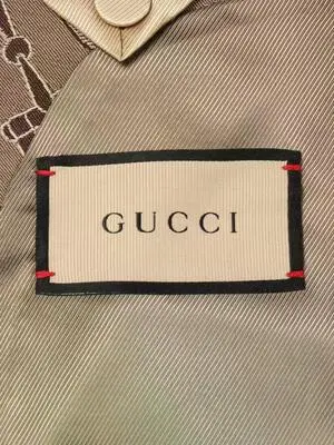 Gucci Horsebit Jacquard Blazer