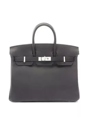 Hermès 2026 25 Birkin Tote Bag - Black