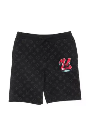 LOUIS VUITTON 2000s Graffiti Monogram Track Pants