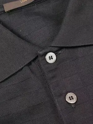LOUIS VUITTON 2010s Damier Embroidered Polo Shirt