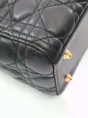 Dior Lady Cannage Shoulder Bag - Black