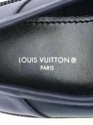 LOUIS VUITTON Academy Line Leather Loafers