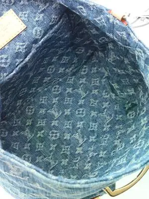 LOUIS VUITTON Monogram Denim Backpack