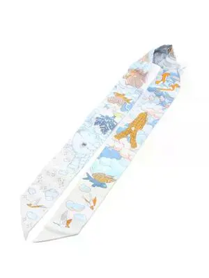 Hermès 2020s Sur Mon Nuage Silk Scarf