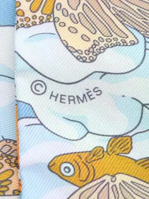 Hermès 2020s Sur Mon Nuage Silk Scarf