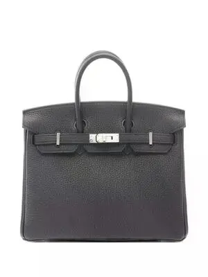 Hermès 25 Birkin Togo Tote Bag - Black