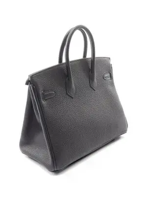 Hermès 25 Birkin Togo Tote Bag - Black