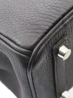 Hermès 25 Birkin Togo Tote Bag - Black