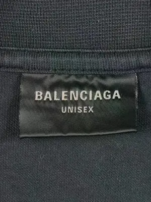 Balenciaga Distressed Logo Print T-shirt