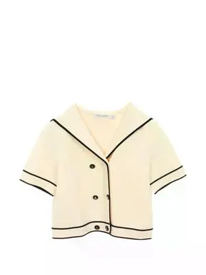 Dior Sailor Collar Short-sleeve Jacket