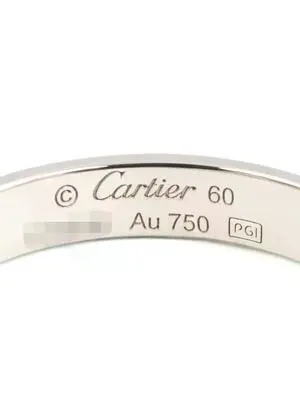 Cartier 18k White Gold Love Ring