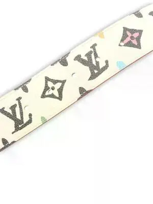 LOUIS VUITTON Monogram Craggy Reversible Belt - Neutrals