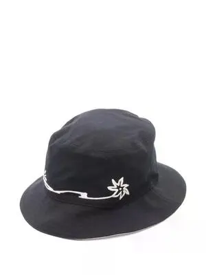 Dior Travis Scott Cactus Jack Embroidered Bucket Hat - Black
