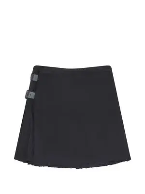 VIVIENNE WESTWOOD Pleated Mini Skirt With Buckle Fastening