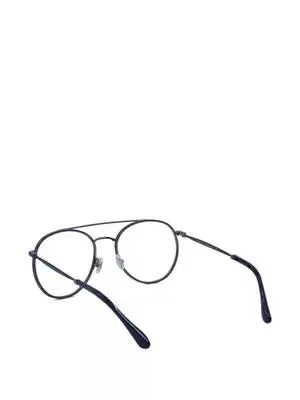 JIMMY CHOO Round Frame Double-bridge Glasses