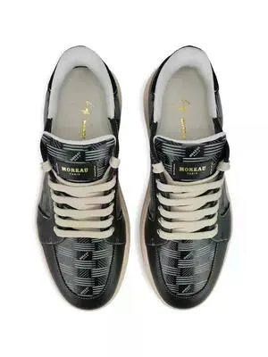 GIUSEPPE ZANOTTI Moreau Monogram Sneakers - Black