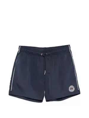 Gant Logo-print Piped Swim Shorts
