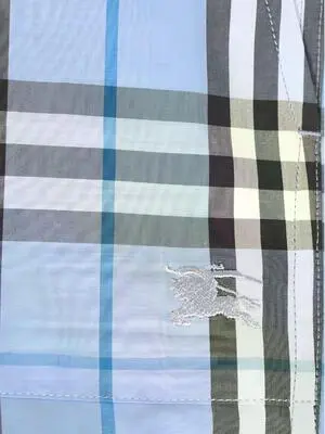 Burberry Check Print Drawstring Shorts