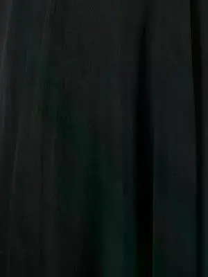 LANVIN Silk Pleated Draped Skirt