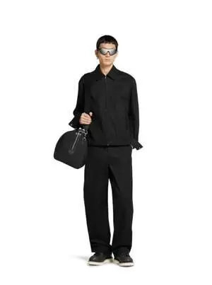 Gucci Cotton Relaxed Fit Pants With Web Detail - Multicolor