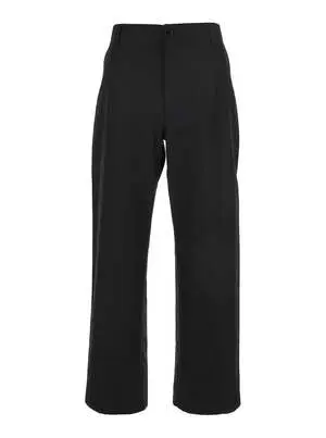 Gucci Cotton Relaxed Fit Pants With Web Detail - Multicolor