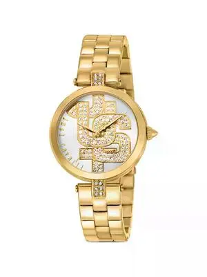Just Cavalli Maiuscola 32mm Watch - Silver