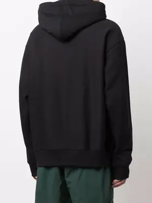 Carhartt Work In Progress Embroidered Logo Cotton Hoodie - Black