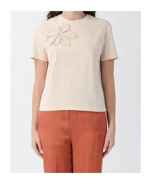 TWINSET Embroidered Floral T-shirt