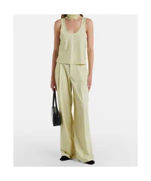 AYA MUSE Pleated Wide-leg Trousers