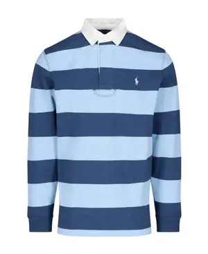 Polo Ralph Lauren Striped Long-sleeved Polo Shirt - No