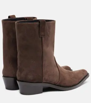 Khaite Clive 35 Suede Ankle Boots