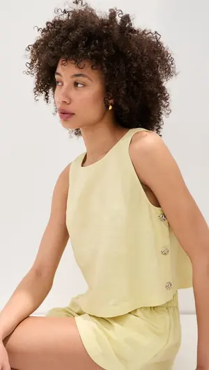 LE BOP Margot Linen Blouse