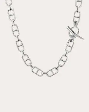 GABRIELA ARTIGAS Sterling Stirrup Link Chain Necklace