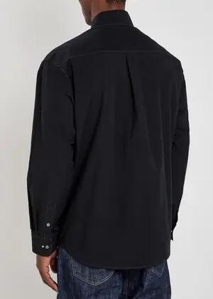 LEMAIRE Stud-embellished Cotton-poplin Shirt