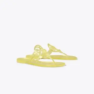 Tory Burch Miller Jelly Thong Sandals - Sunshine Yellow
