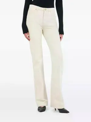 Roberto Cavalli Logo Patch Flared Jeans