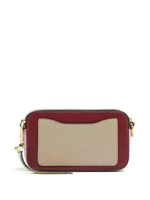 Marc Jacobs Snapshot Colorblock Leather Cross-body Bag - Red