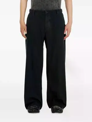 DIESEL® Cotton Wide-leg Trousers