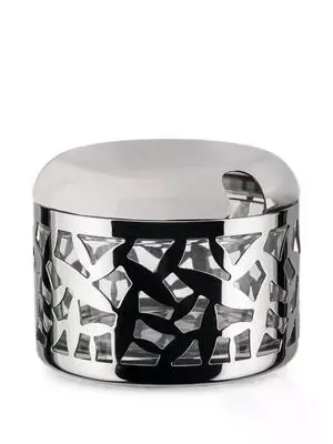ALESSI Cactus Cut-out Cheese Cellar - Silver