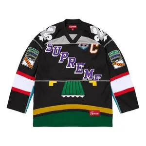 Supreme Ss26 Paneled Hockey Jersey - Black