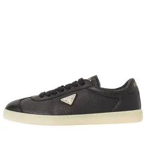 Prada Deerskin Leather Sneaker - Black