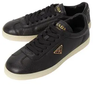 Prada Deerskin Leather Sneaker - Black